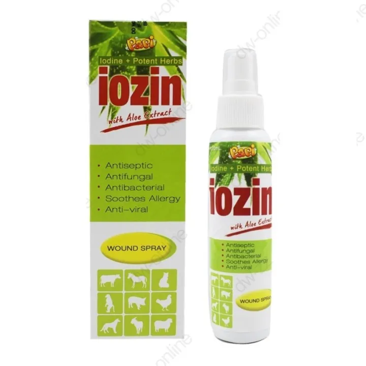 Papi Iozin Spray 120ml (Antiseptic/Antibacterial wound spray) | Lazada PH
