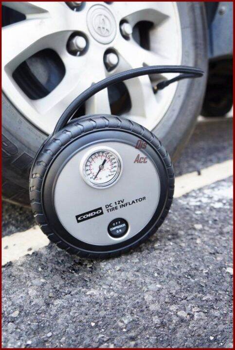 COIDO 2126 Tire Inflator DC 12 Volt Pompa Angin Ban Mobil 150 Psi ...