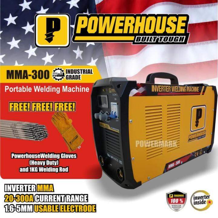 POWERHOUSE MMA-300 Inverter Welding Machine (Hyper Series) with FREE ...