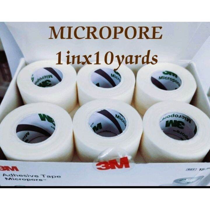 3M MICROPORE Tape 1inx10yards sold per box(12pcs) | Lazada PH