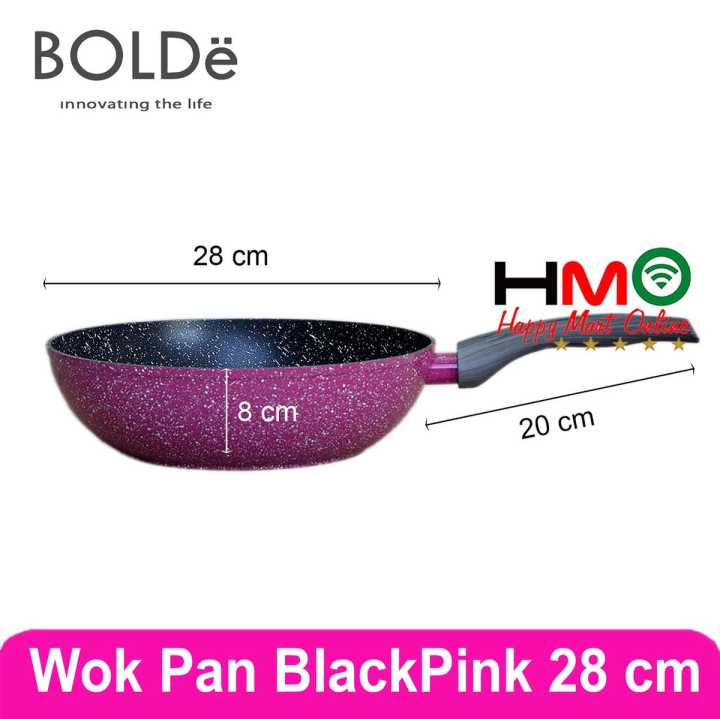 Bolde Wok Pan 28CM Blackpink Wok Pan Bolde 28 CM Blackpink Bolde Super ...