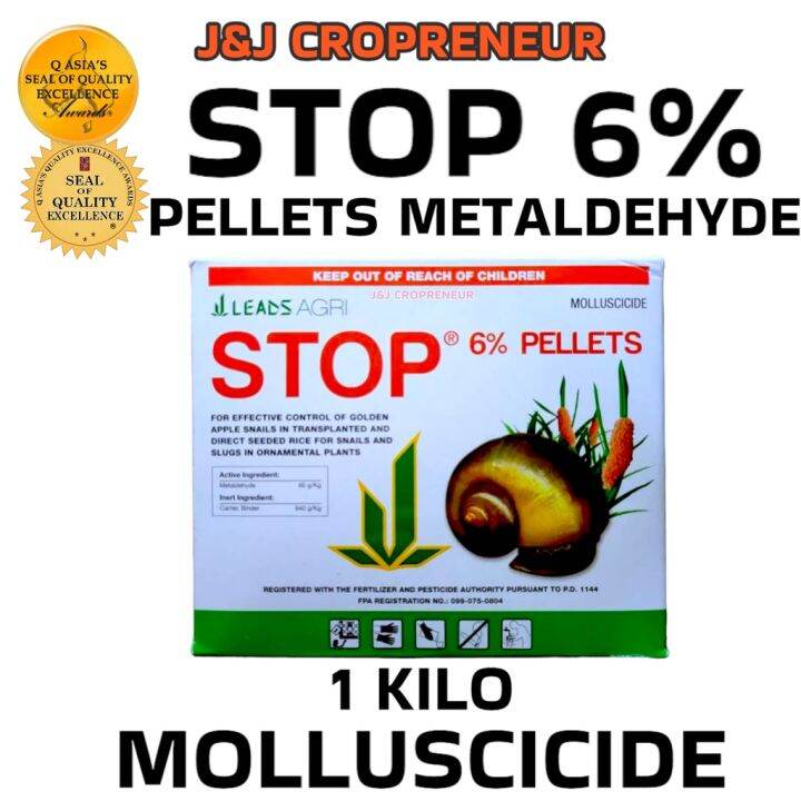 STOP 6% PELLETS METALDEHYDE ( 1 KILO ) BY LEADS AGRI | Lazada PH