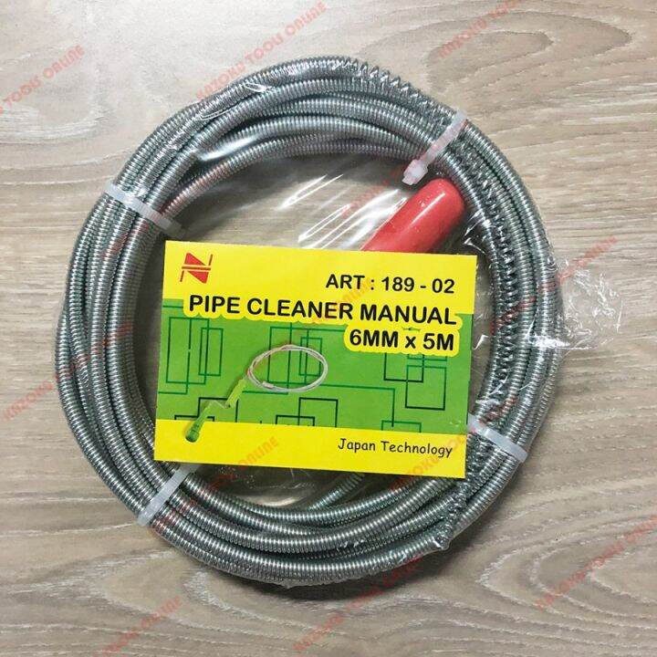 Drain Cleaner 5 Meter - Pipa Cleaner 5 M - Kawat Anti Sumbat 5 Meter ...