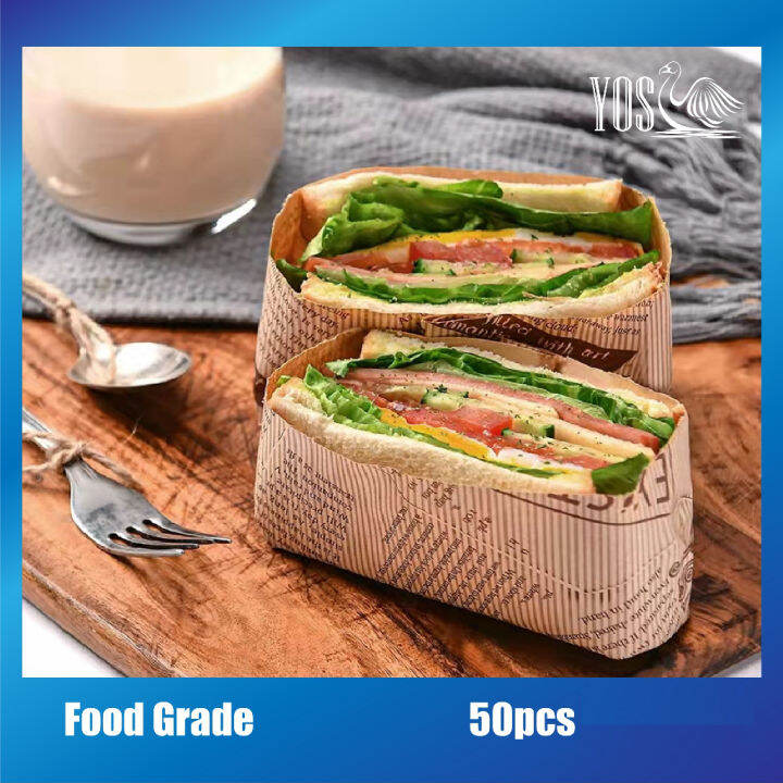 Sandwich Paper Food Wrapping Paper Wax Paper Grease Resistance Kertas ...