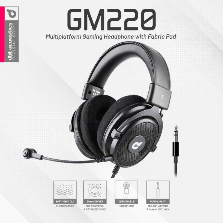 GM220 Multiplatform Gaming Headphone dengan Fabric Pad | Lazada Indonesia