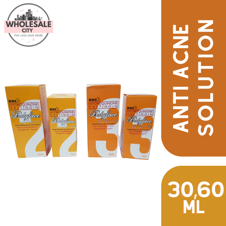 RDL Baby Face Solution 1/2/3 & cream acne solution | Lazada PH