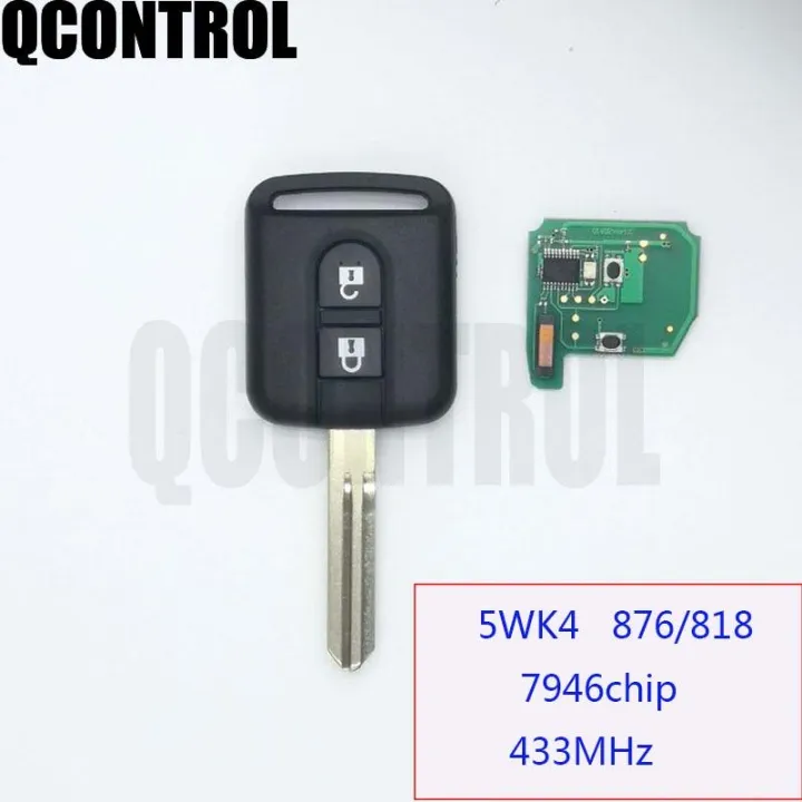 Qcontrol Remote Key For Nissan Cabstar F24m Navara D40m Micra K12 Note ...