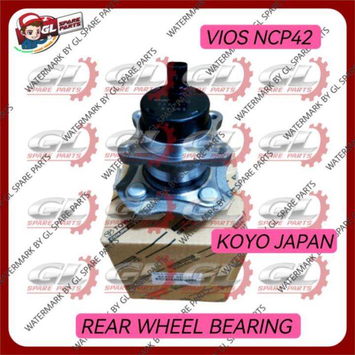 TOYOTA VIOS NCP42 REAR WHEEL BEARING KOYO JAPAN HUB BEARING WITH ABS ...