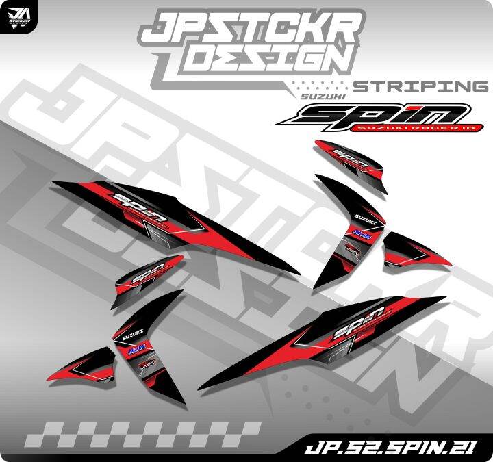 SPIN STICKER STRIPING SPIN -STICKER MOTOR SUZUKI SPIN LIST VARIASI ...
