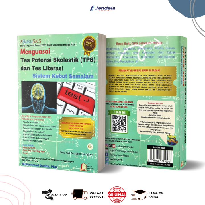 Buku SKS Menguasai Tes Potensi Skolastik dan Tes Literasi - Buku SKS ...