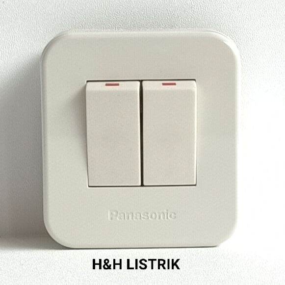PANASONIC - Saklar Double / Sakelar Seri 0B ( OUTBOW ) | Lazada Indonesia