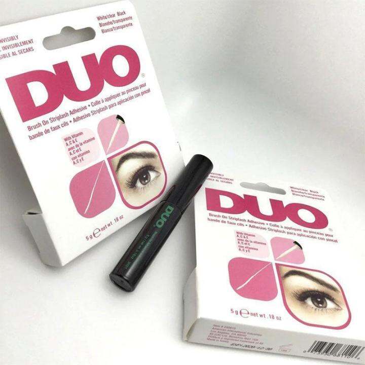 DUO – Brush On Striplash Adhesive Long lasting lash glue (Dark Tone ...