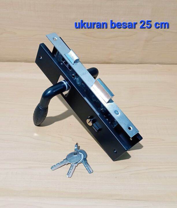 KUNCI PINTU RUMAH 1 SET KOMPLIT UKURAN BESAR 25 CM (HIGH QUALITY DOOR ...
