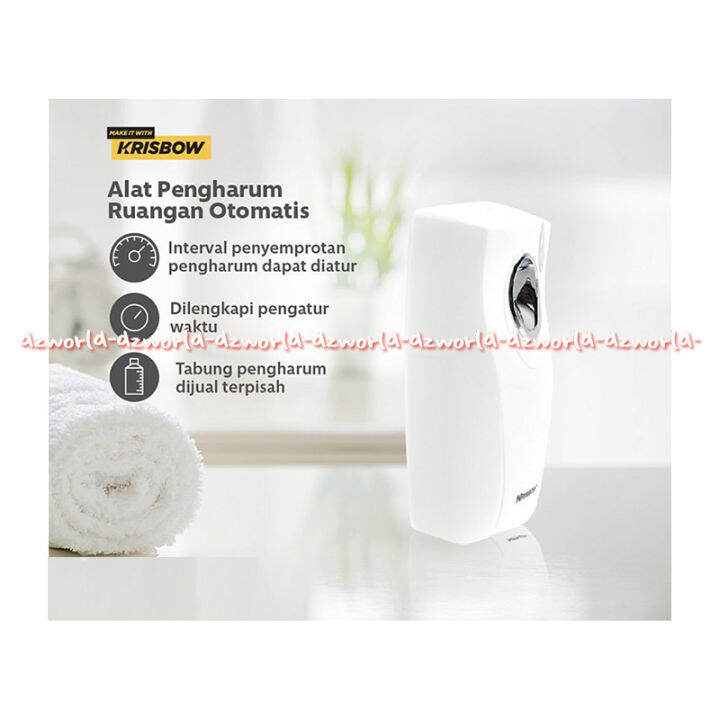 Krisbow Perfume Dispenser Alat Untuk Pengharum Ruangan Semprot Otomatis ...