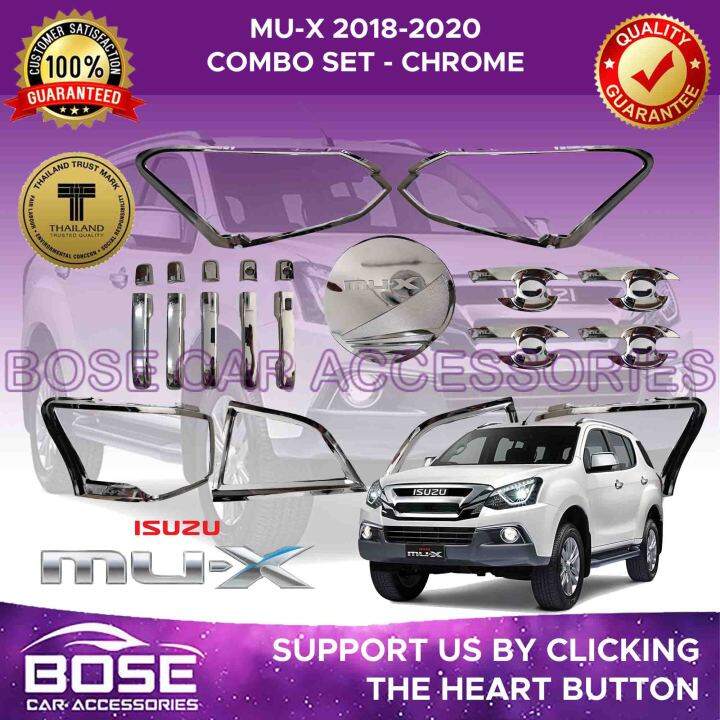 Isuzu MU-X / MUX / LS 4x2 / RZ4E 4x2 Garnish Set 2018 2019 2020 Black ...
