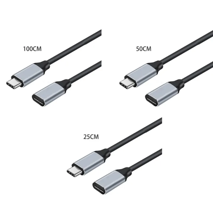 USB C Male to Female Extension Cable USB C Gen 10Gbps Female to USBC ...