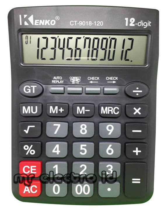 kenko kalkulator - calculator CT 9018 - 12 DIGIT | Lazada Indonesia