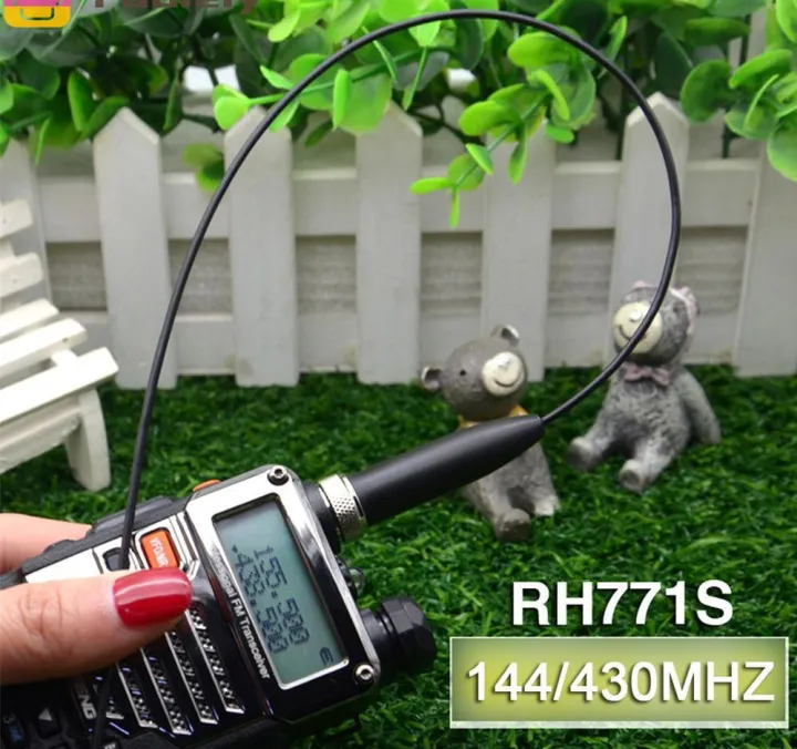 RH771S Ultra-Soft Antenna U/V Dual Band Female For Two Way Radio Walkie Talkie Baofeng UV-5R UV ...