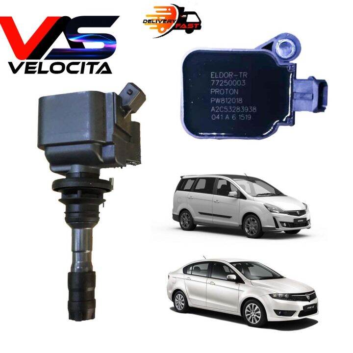PROTON PLUG IGNITION COIL PREVE TURBO EXORA TURBO GENUINE PARTS ...