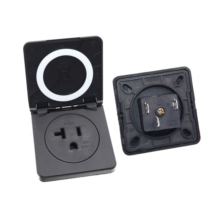 US Waterproof Socket 20A 125V American NEMA 5-20R Dustproof Industrial ...