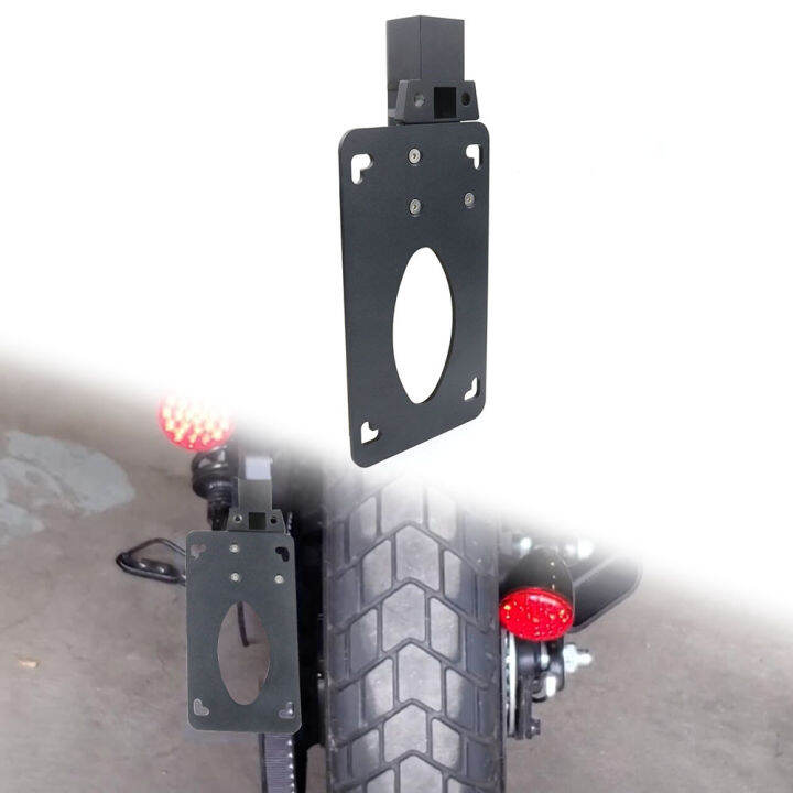 [nchui3f]Motorcycle Side Mount Bracket Vertical License Plate Fit For ...