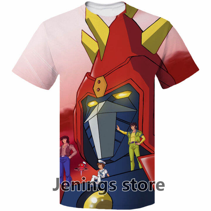Voltes V Iconic Mecha Series robot mechanic 3D all over print man shirt ...