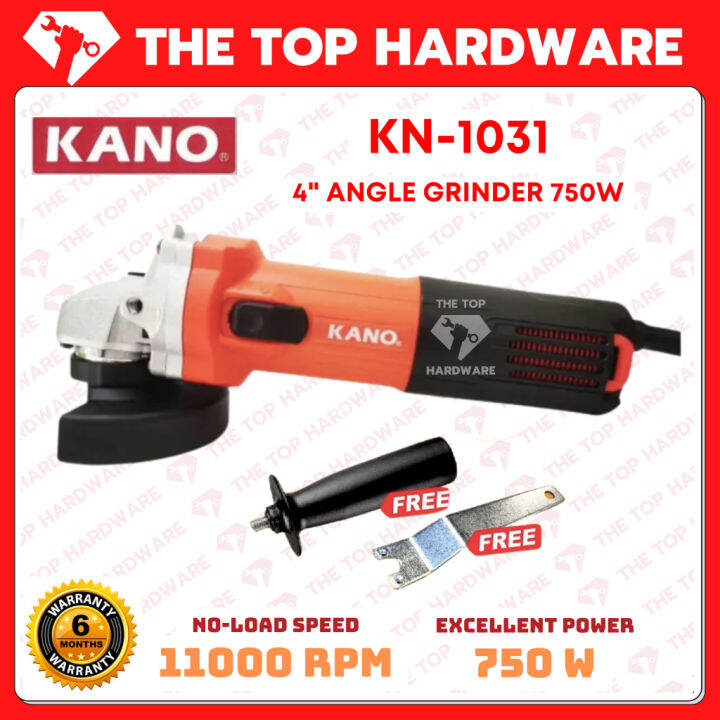 *RHUMA* KANO KN-1031 4" ANGLE GRINDER 750W | Lazada