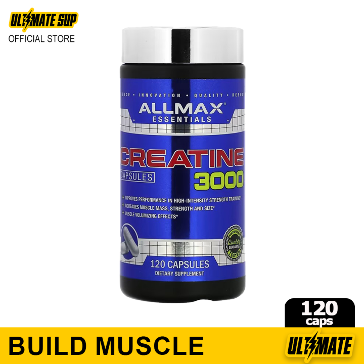 ALLMAX, Creatine 3000, Creatine Monohydrate To Build Muscle & Recovery ...