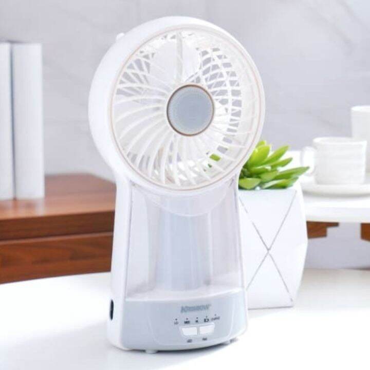 Krisbow Emergency Lamp With Fan-Kipas lampu Emergency - lampu darurat ...