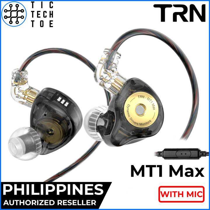 TRN MT1 Max Tuning Switch Adjustable Sound Dynamic Driver Detachable ...