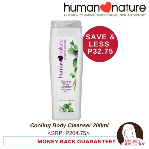 Nature's Choice Shop Human Nature Cooling Body Cleanser 200ml [FREE ...