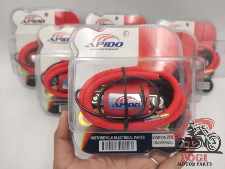 ORIGINAL APIDO IGNITION COIL - COMPATIBLE FOR CARB TYPE MOTOR ONLY ...