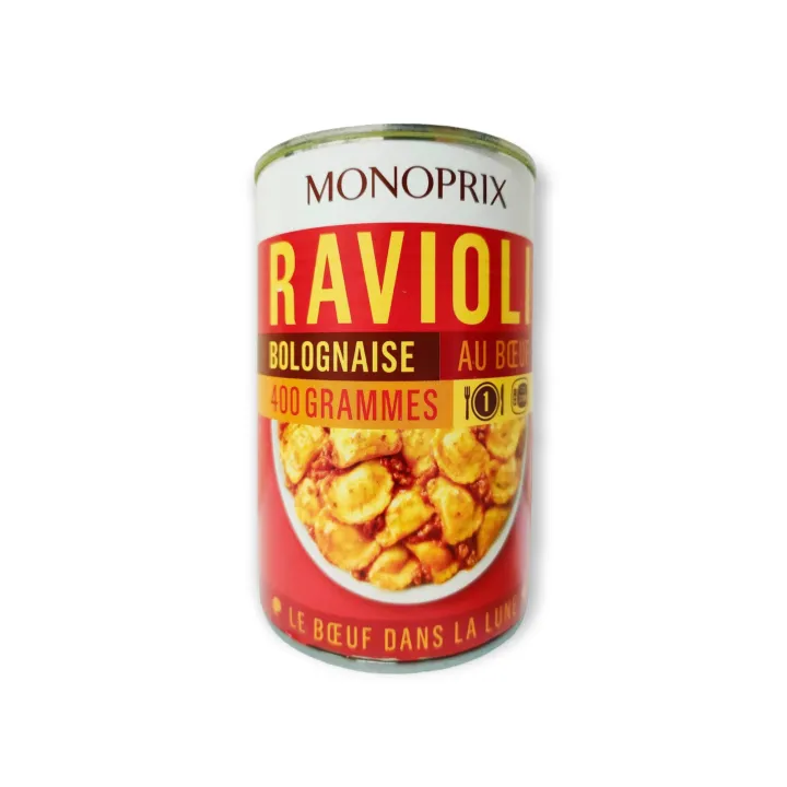 (France) Monoprix Beef Bolognese Ravioli. 400 grams. | Lazada PH