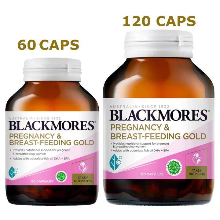 (GOLD) BLACKMORES PREGNANCY BREASTFEEDING GOLD 60'S | Lazada