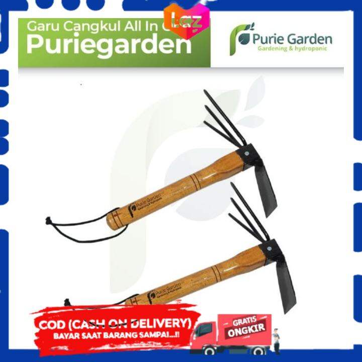 Cangkul Garu Mini Garukan Tanah Puriegarden Peralatan Berkebun PG BGR ...