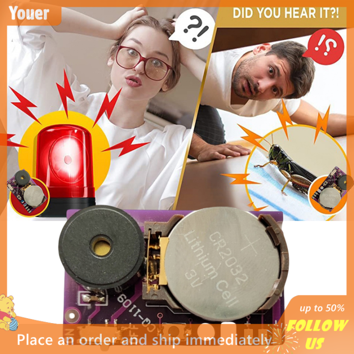 【Youer】 Mini PCB Hidden Noisy Maker Won’t Stop Beeping Pranks Jokes ...
