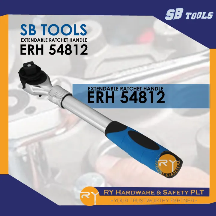 SB TOOLS | ADJUSTABLE RATCHET HANDLE 1/2' | PERENGKUH BOLEH LARAS | Lazada