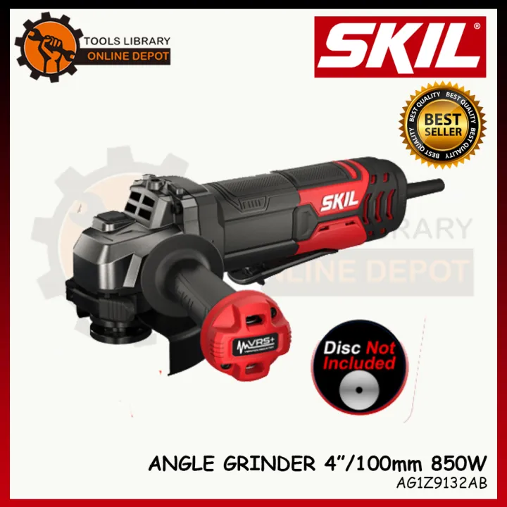 SKIL 850W Heavy Duty Angle Grinder 4"/100mm (AG1Z9132AB) (ORIGINAL) | Lazada PH