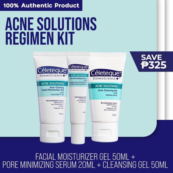 Celeteque Acne Solutions Regimen Kit (Save Php 325) | Lazada PH