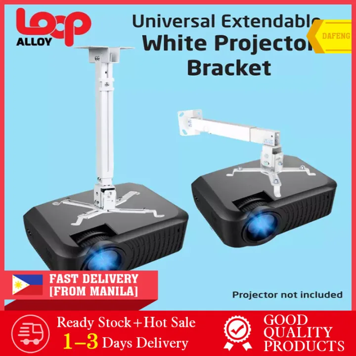 Loop Alloy White Projector Ceiling Mount Wall Bracket | Lazada PH Loop Alloy White Projector Ceiling Mount Wall Bracket | Lazada PH