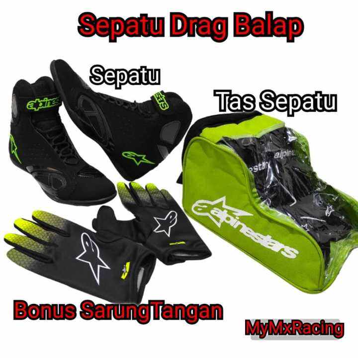 sepatu drag race plus sepatu BONUS SARUNG TANGAN sepatu keren buat ...