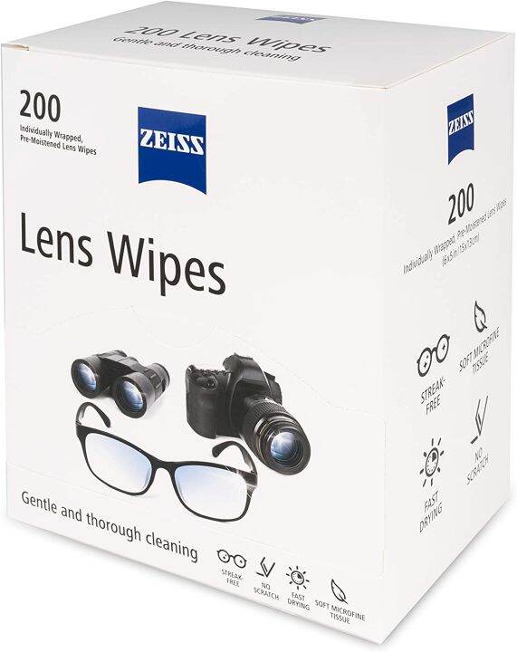 Zeiss Lens Wipe new formula 200's per box | Lazada PH