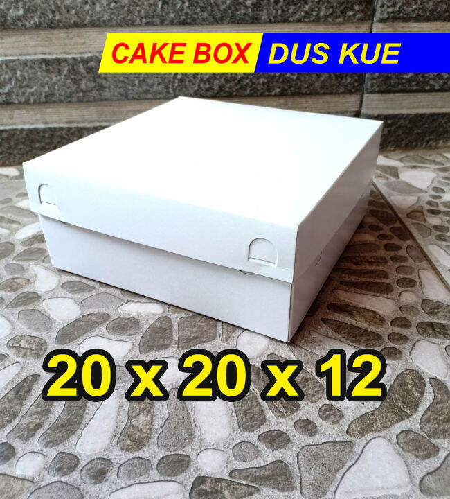 Dus 20x20x12 / Box kue 20x20 / CAKE BOX / Kotak bolu roti | Lazada ...