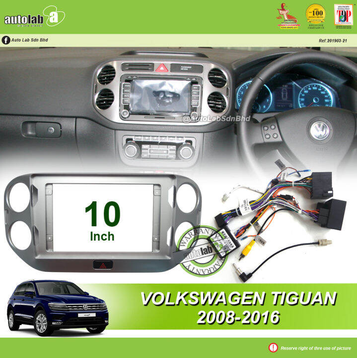 Android Player Casing 10" Volkswagen Tiguan 2010-2017 (with Socket VW ...