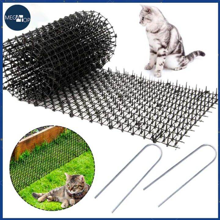 MEGATOP Garden Balcony Anti-cat Anti-dog Mat Gardening Prickle Strip ...