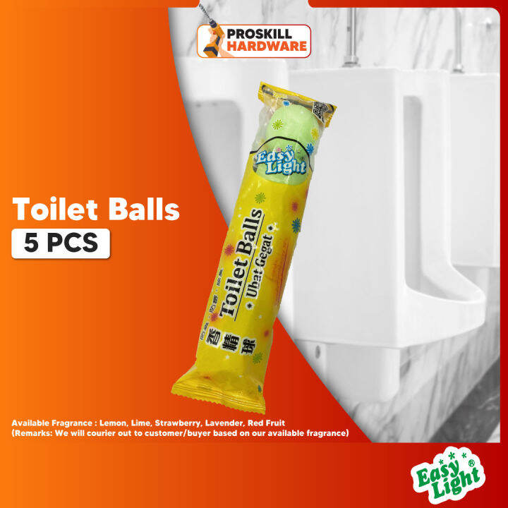 PROSKILL HARDWARE Easylight Toilet Balls Remove Odor Round Moth ...
