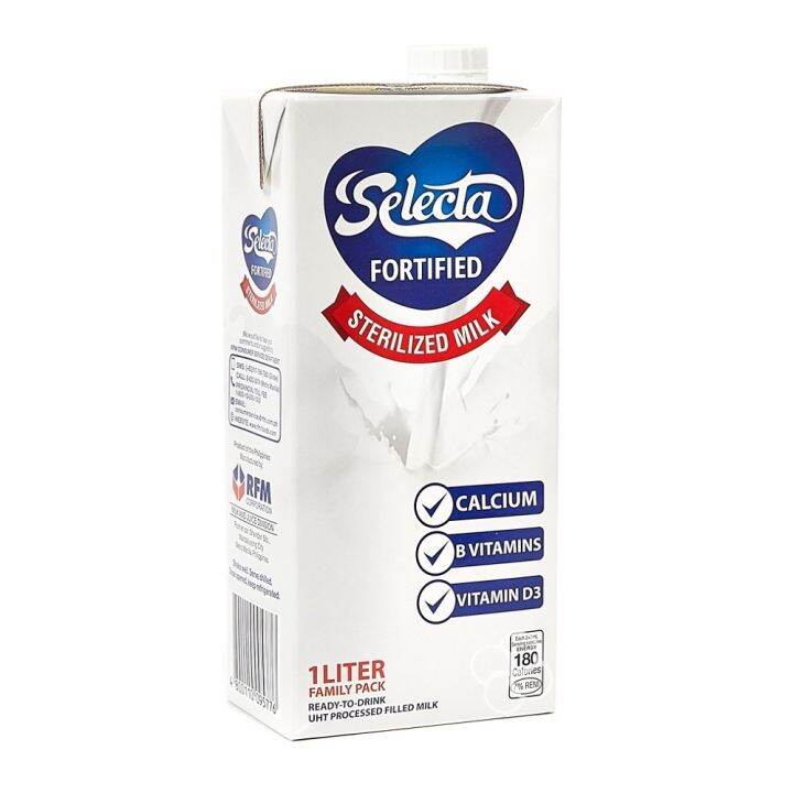Selecta Sterilized Milk Family Pack -1L | Lazada PH