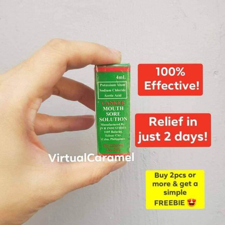 Canker Mouth Sore Solution 4ml DEBACTEROL LIKE - Gamot sa Singaw ...