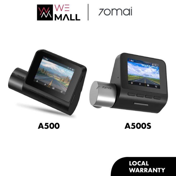 70mai A500 A500S Pro Plus with Rear Cam 1944P Dashcam Built-in GPS Cam ...