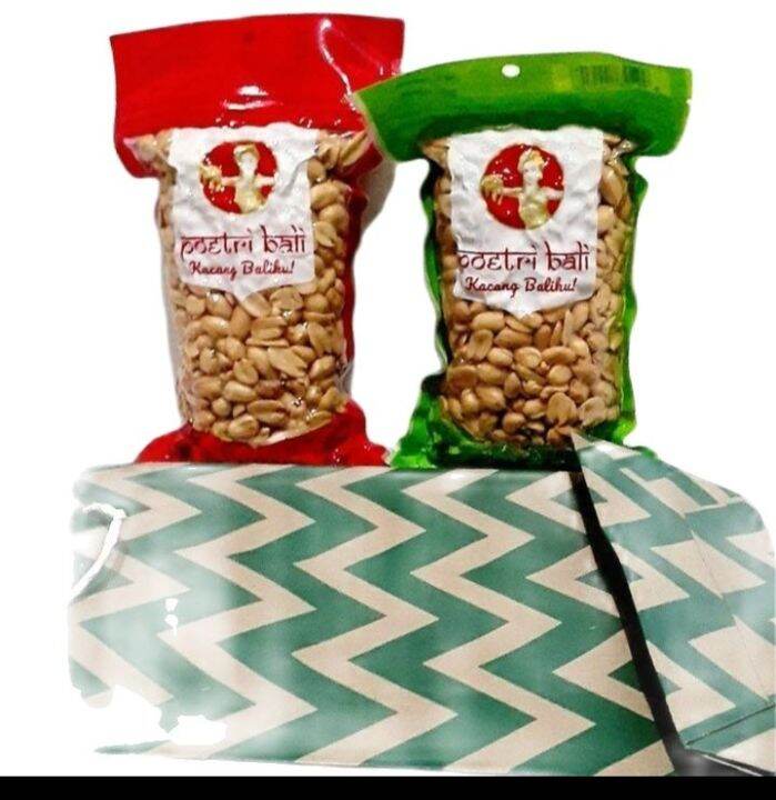 kacang bali,paket kacang bali(isi 2bungkus-poetri bali manis dan asin ...